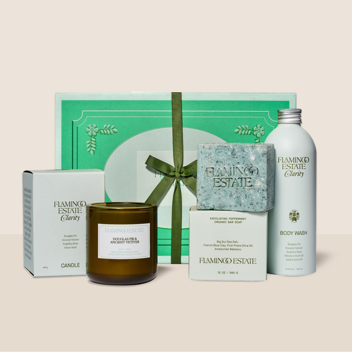 Douglas Fir & Peppermint Morning Set - Body Care & Candle – Goodee