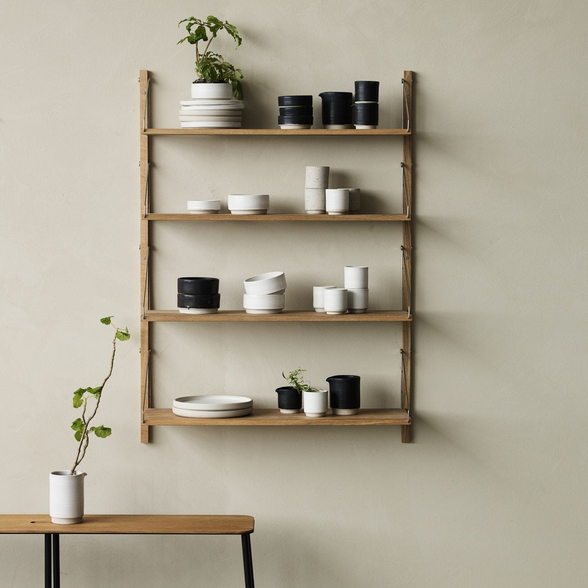 Shelf Library Natural | Single Section – Goodee